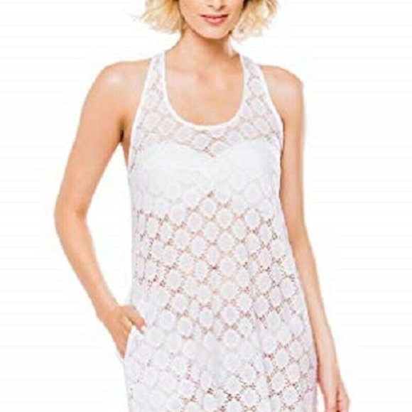 J Valdi | Swim | J Valdi Scalloped Hem Tank Swim Cover Size Small ...